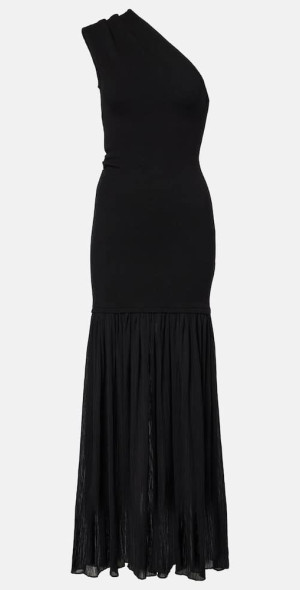 Proenza Schouler - Cora one-shoulder crÃªpe chiffon maxi dress
