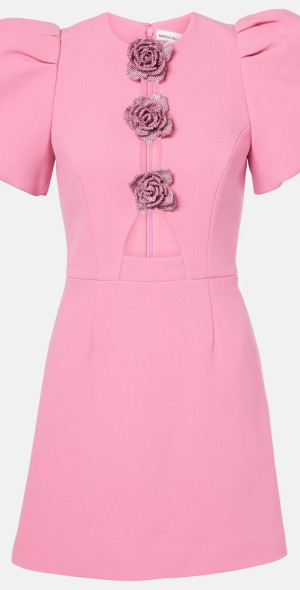 Rebecca Vallance - Aubree floral-appliquÃ© minidress