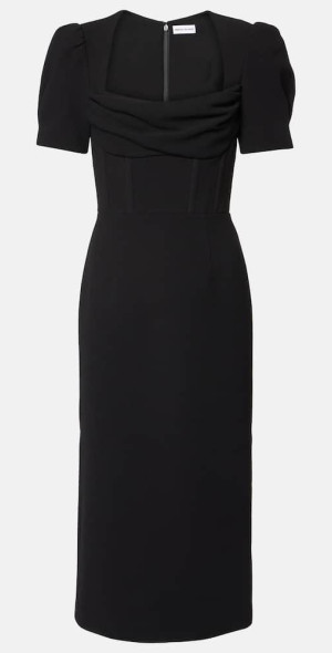 Rebecca Vallance - Elora balloon-sleeve midi dress