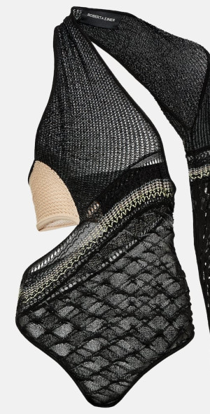 Roberta Einer - Dina asymmetric knit bodysuit