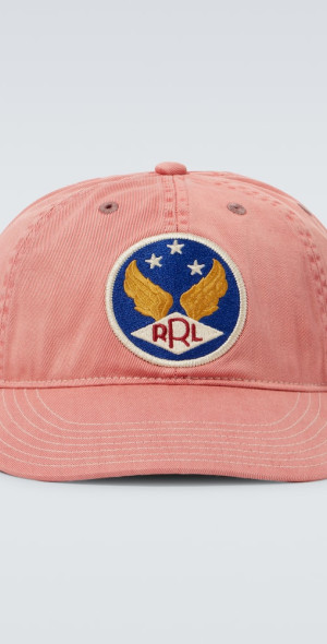 RRL - Ball patched cotton baseball cap