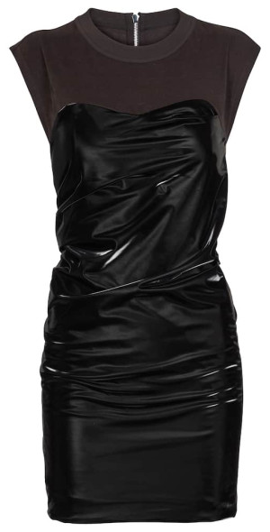 Rta - Isabella vinyl minidress