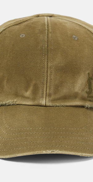 Saint Laurent - Cassandre distressed baseball cap