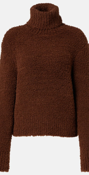 Self-Portrait - Wool-blend turtleneck sweater