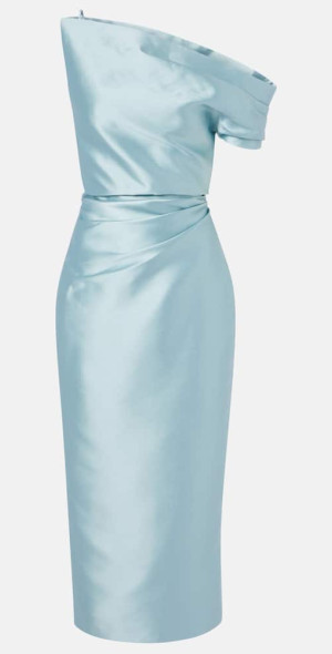 Solace London - Ellison satin cocktail dress