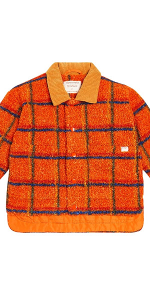 Tinycottons - Checked fleece jacket