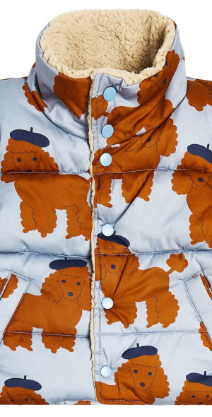 Tinycottons - Tiny Poodles cotton puffer vest