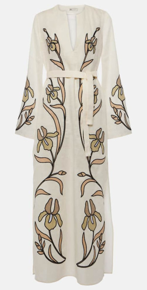 Tory Burch - Printed linen kaftan