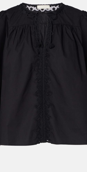 Ulla Johnson - Kady lace-trimmed cotton blouse
