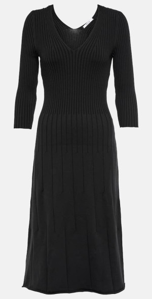 Wolford - Ribbed wool-blend midi dress