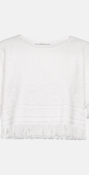 Zimmermann - Cotton terry crop top