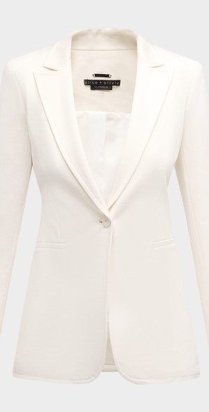 Alice + Olivia - Breann Long Fitted Blazer