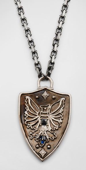 Armenta - Men's Griffin Shield Pendant