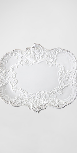 Arte Italica - Finezza Antique White Baroque Tray