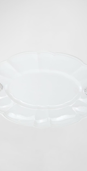 Arte Italica - Renaissance Leone Oval Scalloped Platter