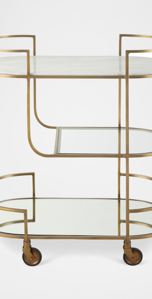 Arteriors - Trainor Bar Cart