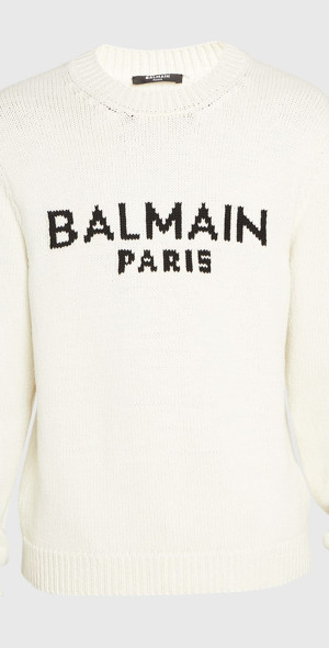 Balmain - Men's Intarsia Logo Sweater