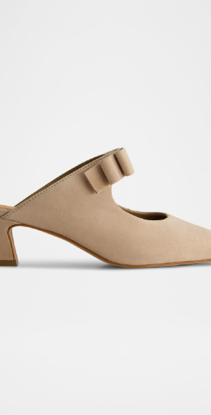 Bernardo - Astrid Bow Mary Jane Heeled Mules