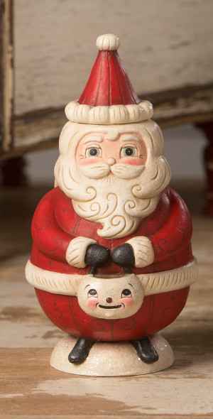 Bethany Lowe - St. Nick Jolly Jar