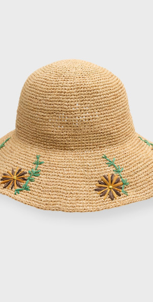 Bindya Accessories - Paper Straw Sunflower Hat