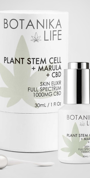 Botanika Life - Plant Stem Cell + Marula + CBD Skin Elixir, 1 oz.