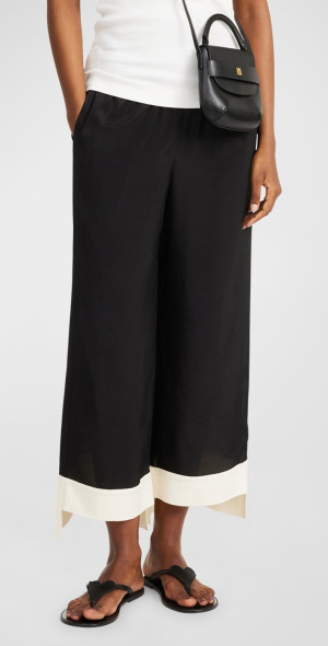 By Malene Birger - Mirabello Two-Tone Step Pants