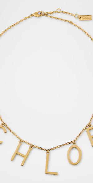 Chloe - Letters Logo Chain Necklace