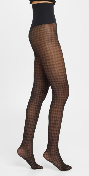 Commando - Sheer Houndstooth Microfiber Tights