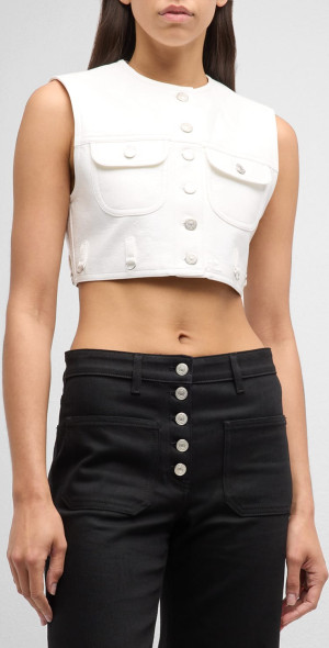 Courreges - Multiflex Vinyl Cropped Vest