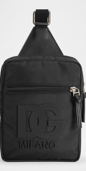 Dolce & Gabbana - Girl's DG Patch Nylon Crossbody Bag