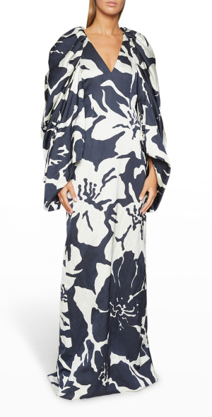 Dries Van Noten - Doran Draped Balloon Dress