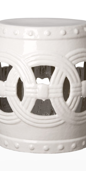 Emissary Trading - Eternity Large 21" Garden Stool/Table, Tea Green