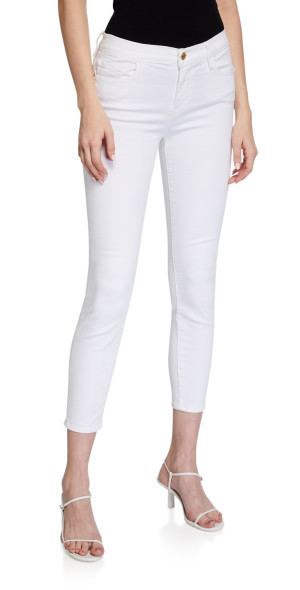 FRAME - Le Color Cropped Skinny Jeans
