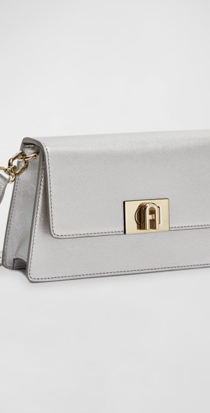 Furla - Zoe Mini Metallic Leather Shoulder Bag