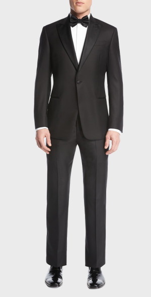 Giorgio Armani - Black Peak Satin Tux