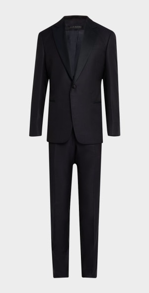 Giorgio Armani - Men's Wool-Silk Solid Tuxedo