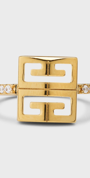 Givenchy - 4G Ring with Crystals