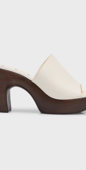 Givenchy - G Leather Clog Sandals