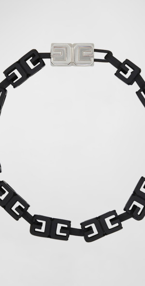 Givenchy - Men's Enamel G-Cube Necklace