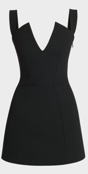 Givenchy - V-Collar Tailored Mini Dress