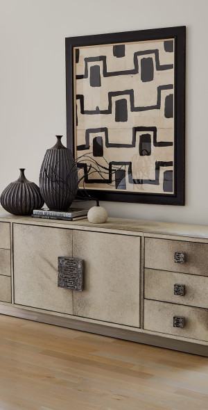 Global Views - Metro Hair-On-Hide Console