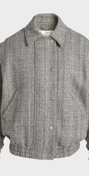 Golden Goose - Journey Herringbone Bomber Jacket