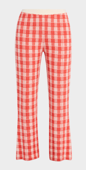 Guest in Residence - Gingham Flare Pants