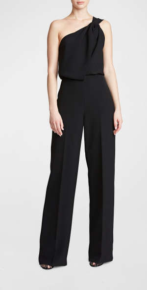 Halston - Tess One-Shoulder Jumpsuit