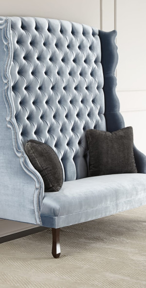 Haute House - Margo Velvet Tufted Banquette