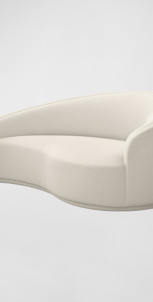 Interlude Home - Dana Right Curved Chaise
