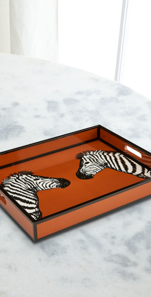 Jonathan Adler - Zebra Lacquer Tray