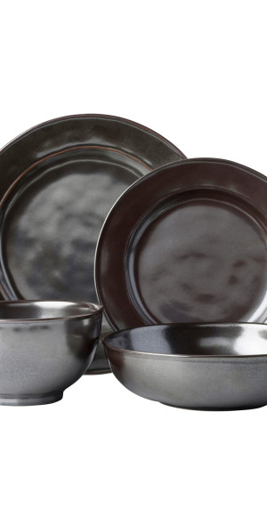 Juliska - Pewter Stoneware 4pc Place Setting