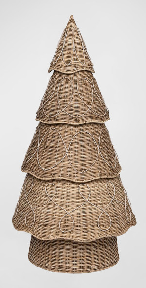 Juliska - Provence Rattan Whitewash 4-Inch Tree