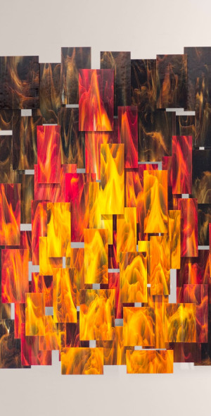 Karo Studios - "Inferno" Wall Sculpture